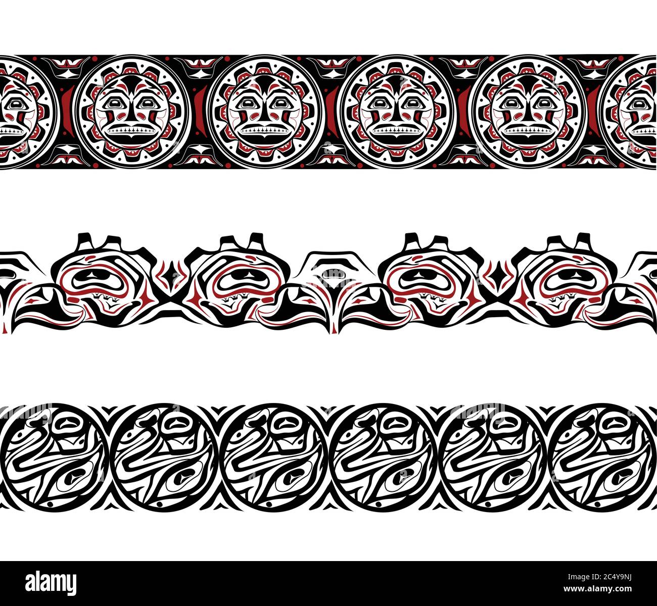 abstract background native north american set Stock Vector Image & Art ...