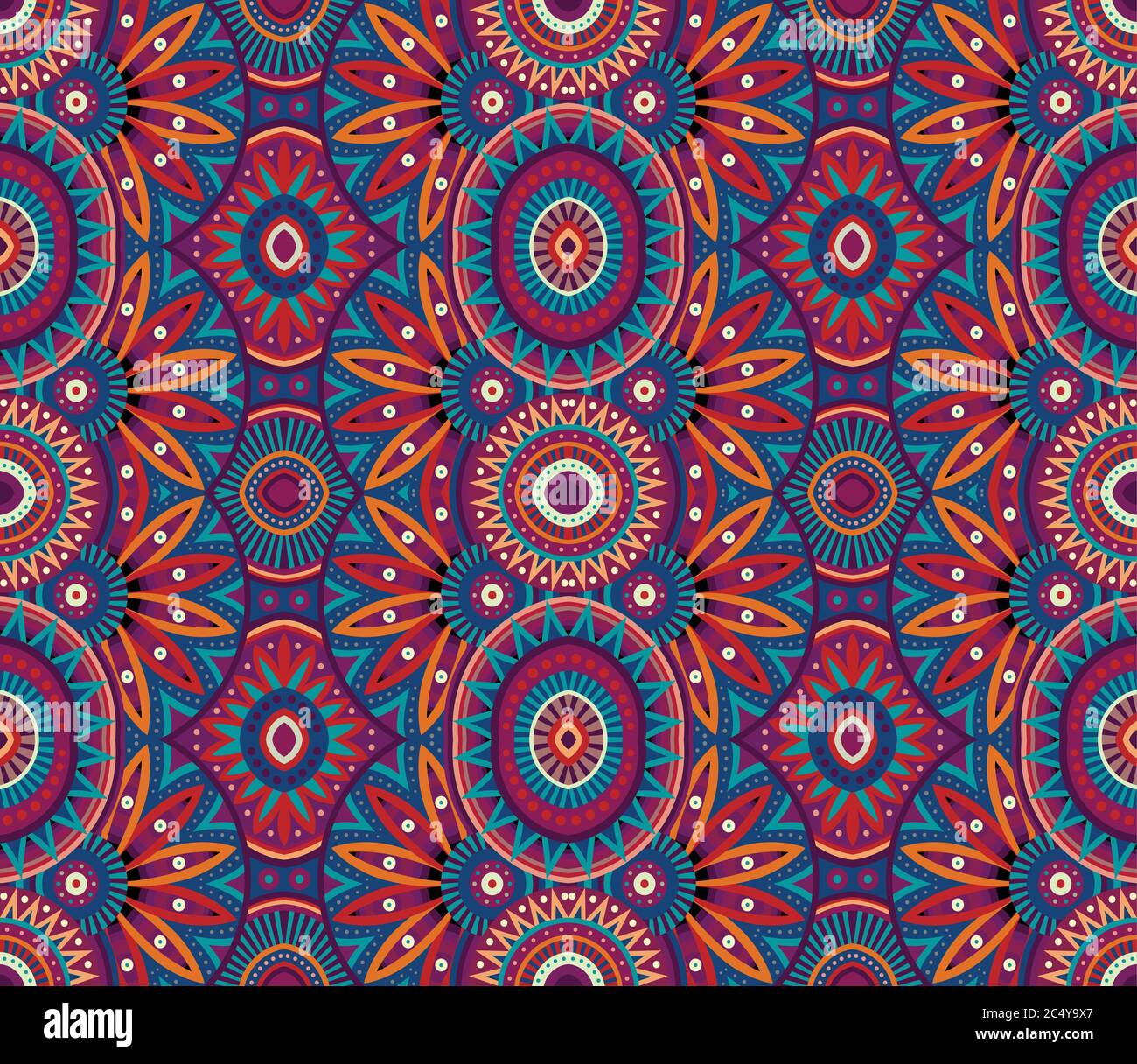 tribal ethnic background seamless pattern Stock Vector Image & Art - Alamy