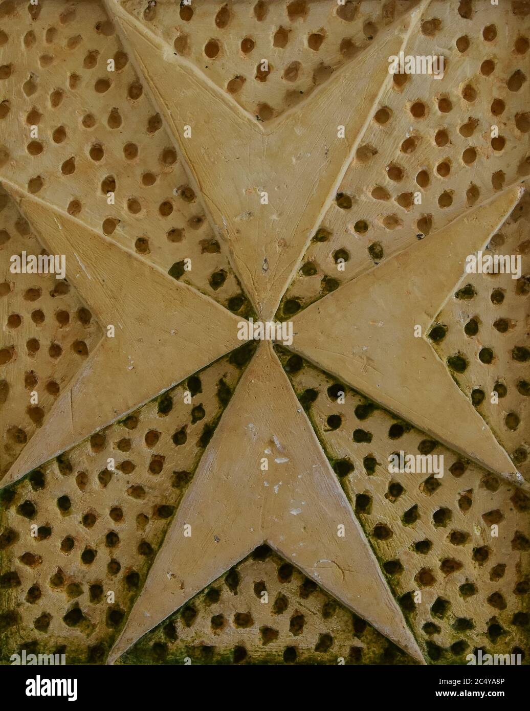 Maltese Cross of Malta, a small island nation in the Mediterranean Sea ...
