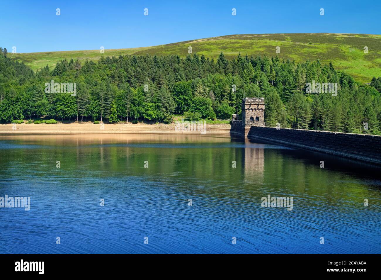 UK,Derbyshire,Peak District,Derwent Dam and Reservoir Stock Photo - Alamy