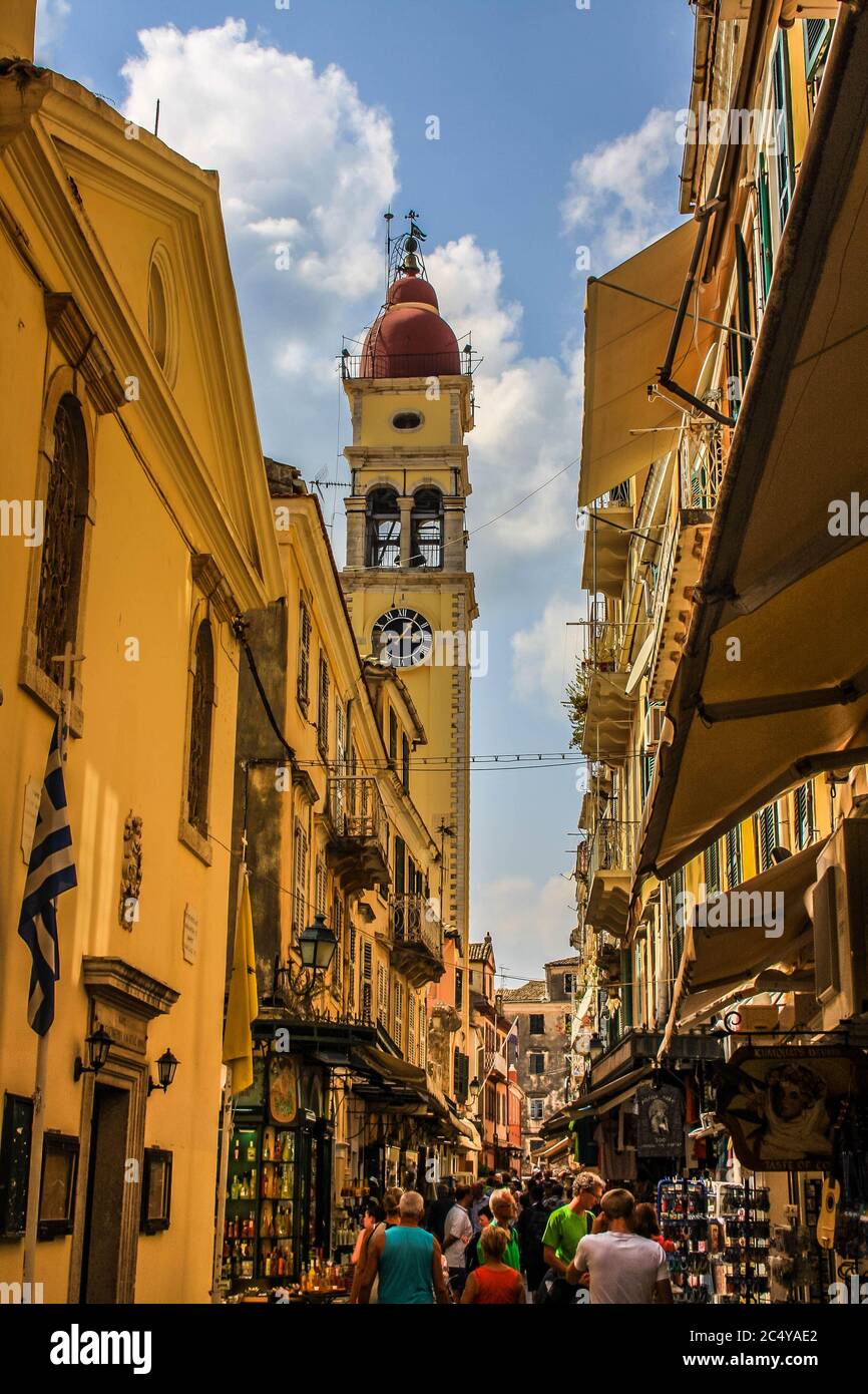Corfu church of saint spyridon hi-res stock photography and images - Alamy