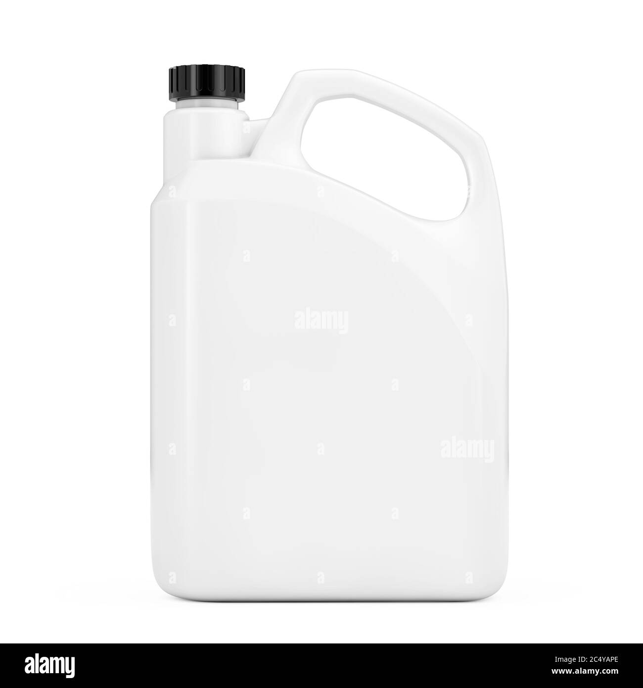 White Plastic Blank Container Canister with Blank Space for Yours ...