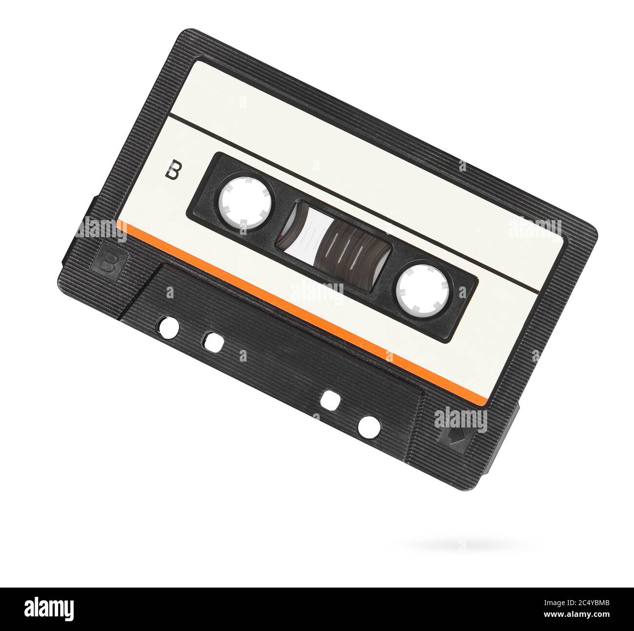 old audio tape isolated on white with clipping path Stock Photo - Alamy