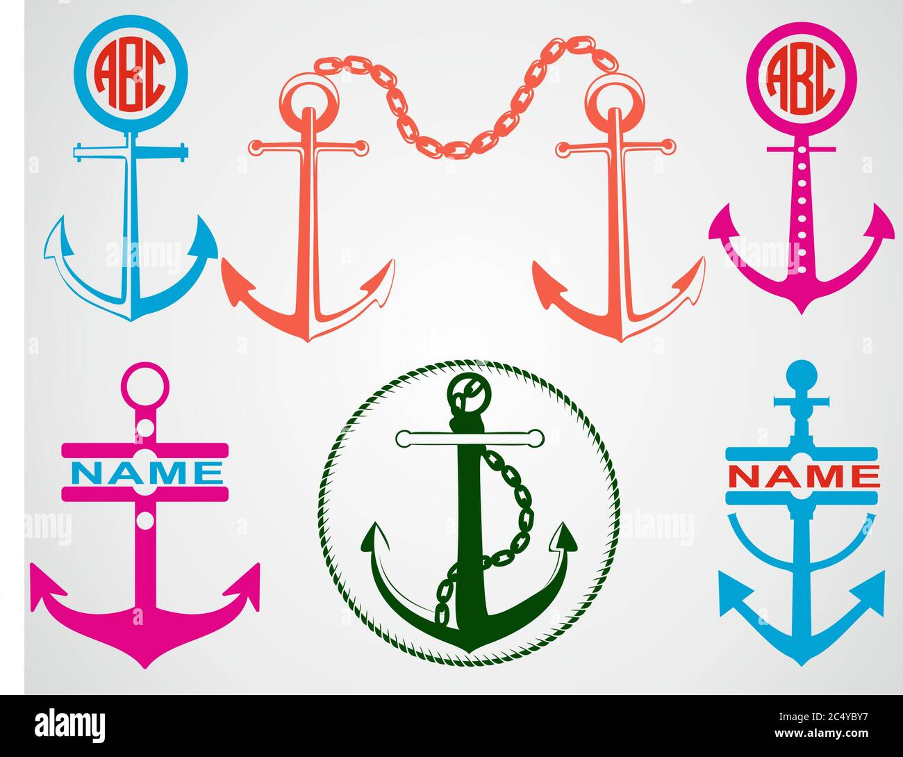 Anchor vector vectors hi-res stock photography and images - Alamy