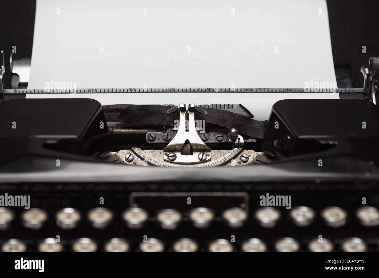 typewriter with paper sheet. Space for your text Stock Photo - Alamy