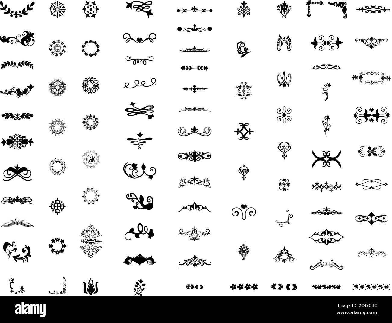 90 Decorative Patterns VECTOR eps Stock Vector Image & Art - Alamy