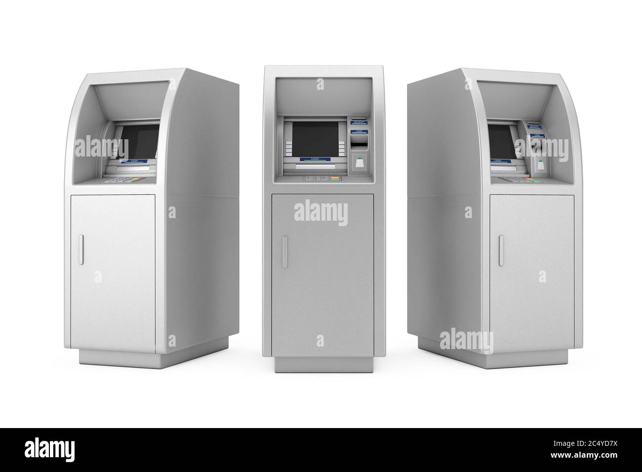 Closeup atm payment machine Cut Out Stock Images & Pictures - Alamy