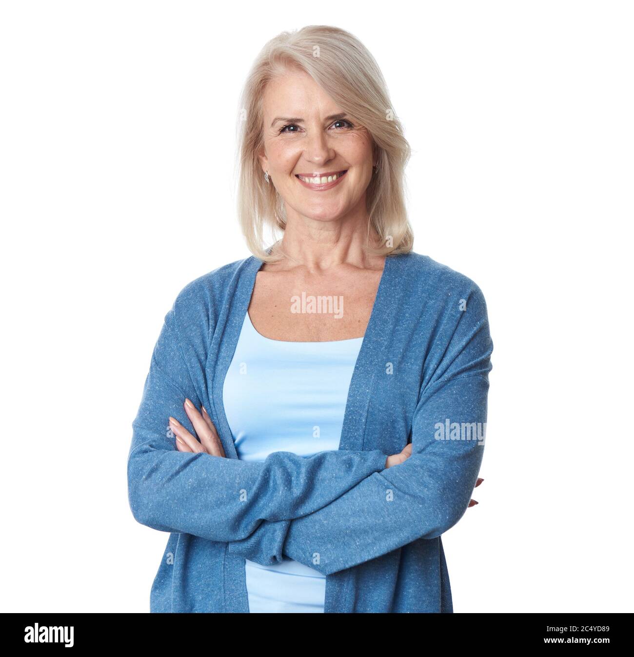 Happy senior lady hi-res stock photography and images - Alamy