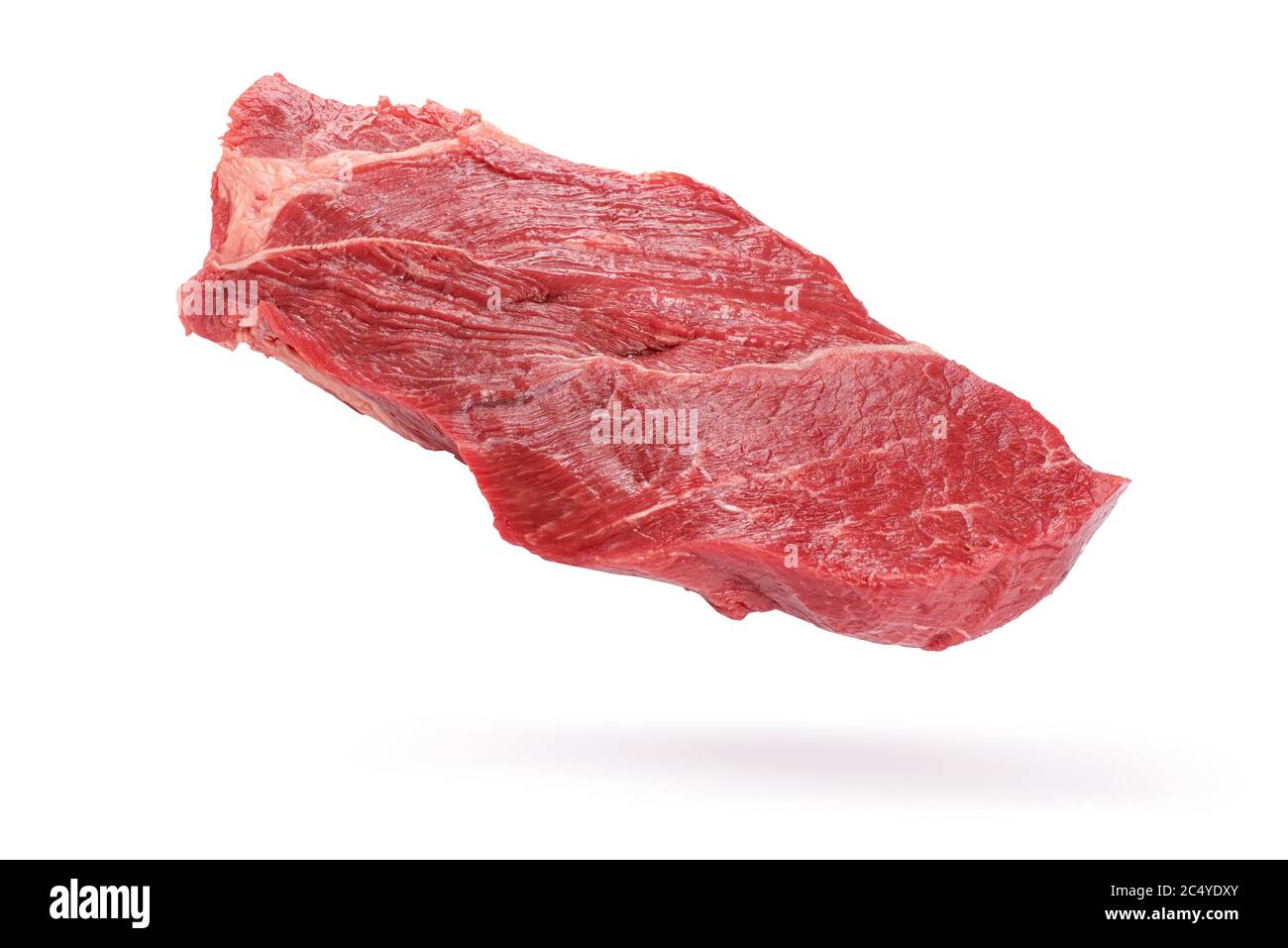 raw red meat isolated on white background with clipping path Stock ...