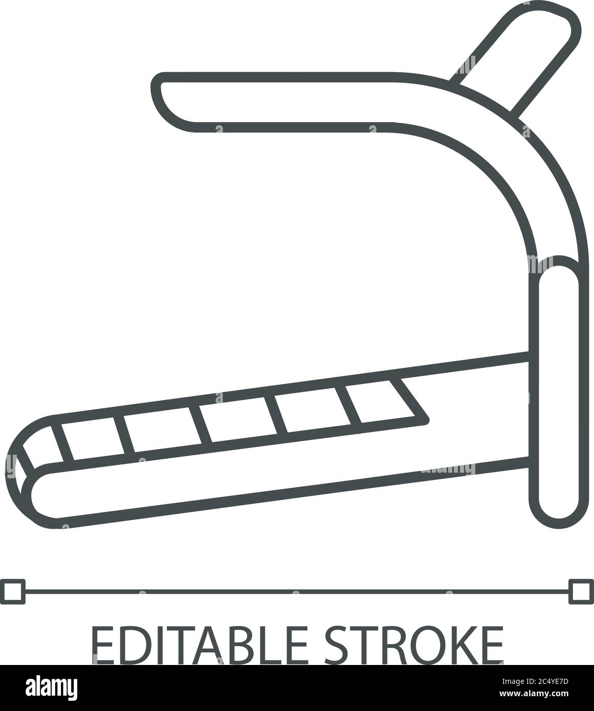 Treadmill linear icon Stock Vector Image & Art - Alamy