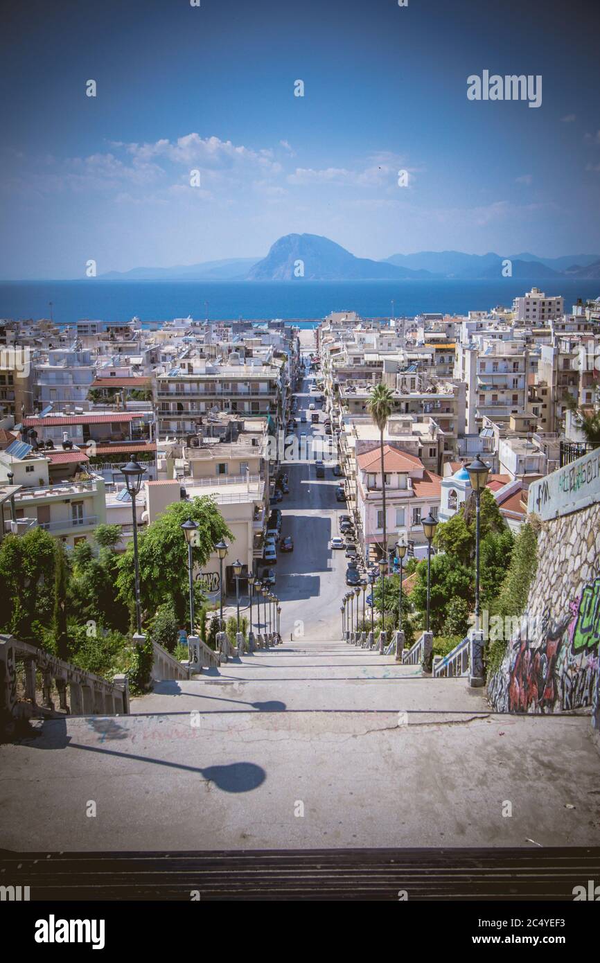 View of Patras town in Greece Stock Photo - Alamy