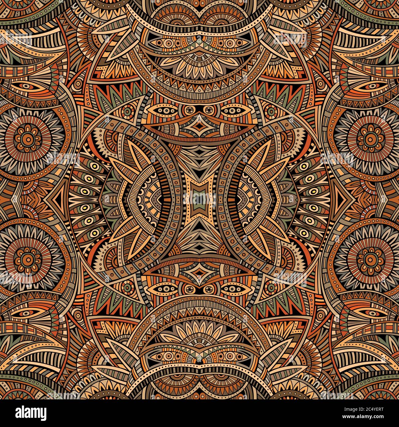 Abstract vector tribal ethnic background Stock Vector Image & Art - Alamy
