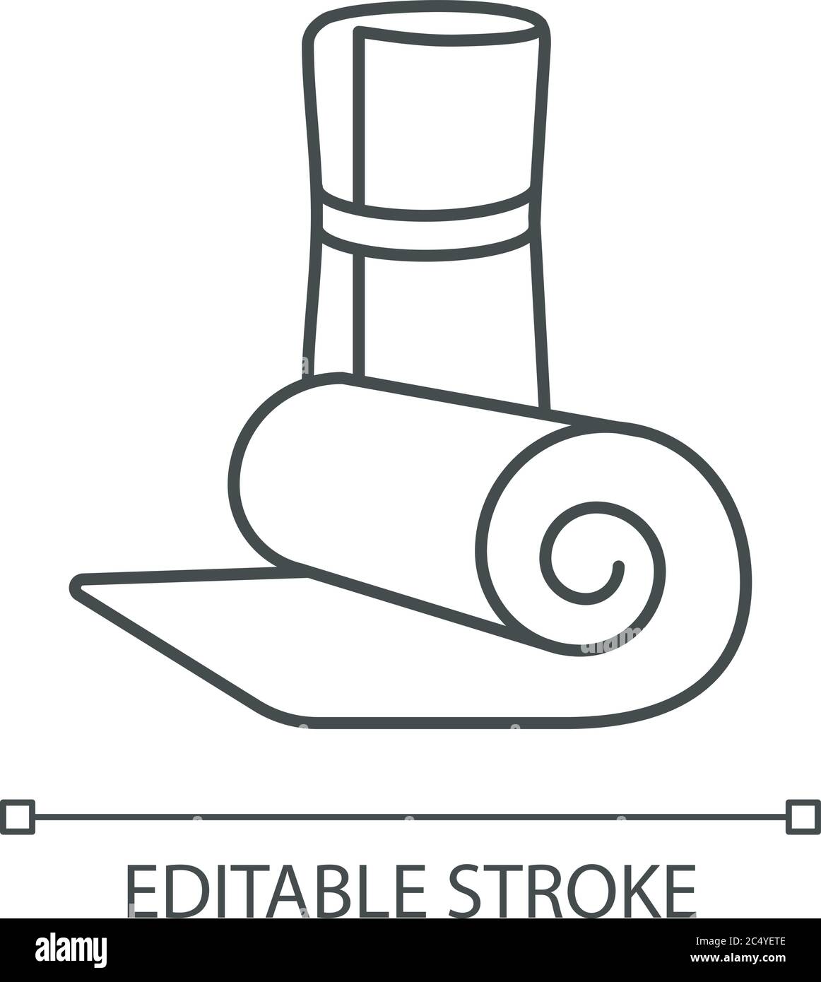 Exercise mat Black and White Stock Photos & Images - Alamy