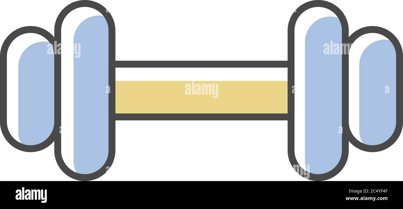 Barbell RGB color icon Stock Vector Image & Art - Alamy