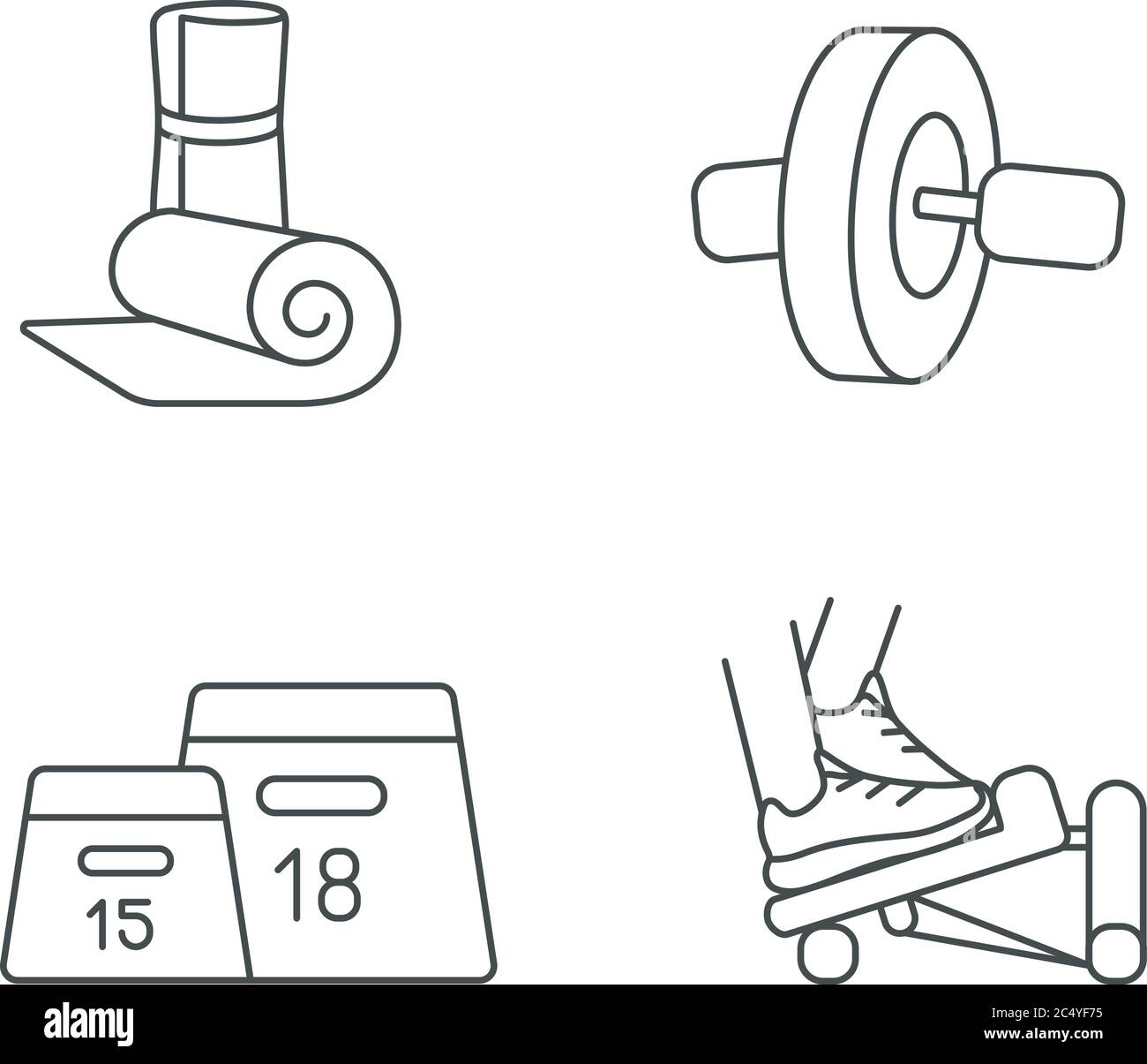 Plyometric training Stock Vector Images - Alamy