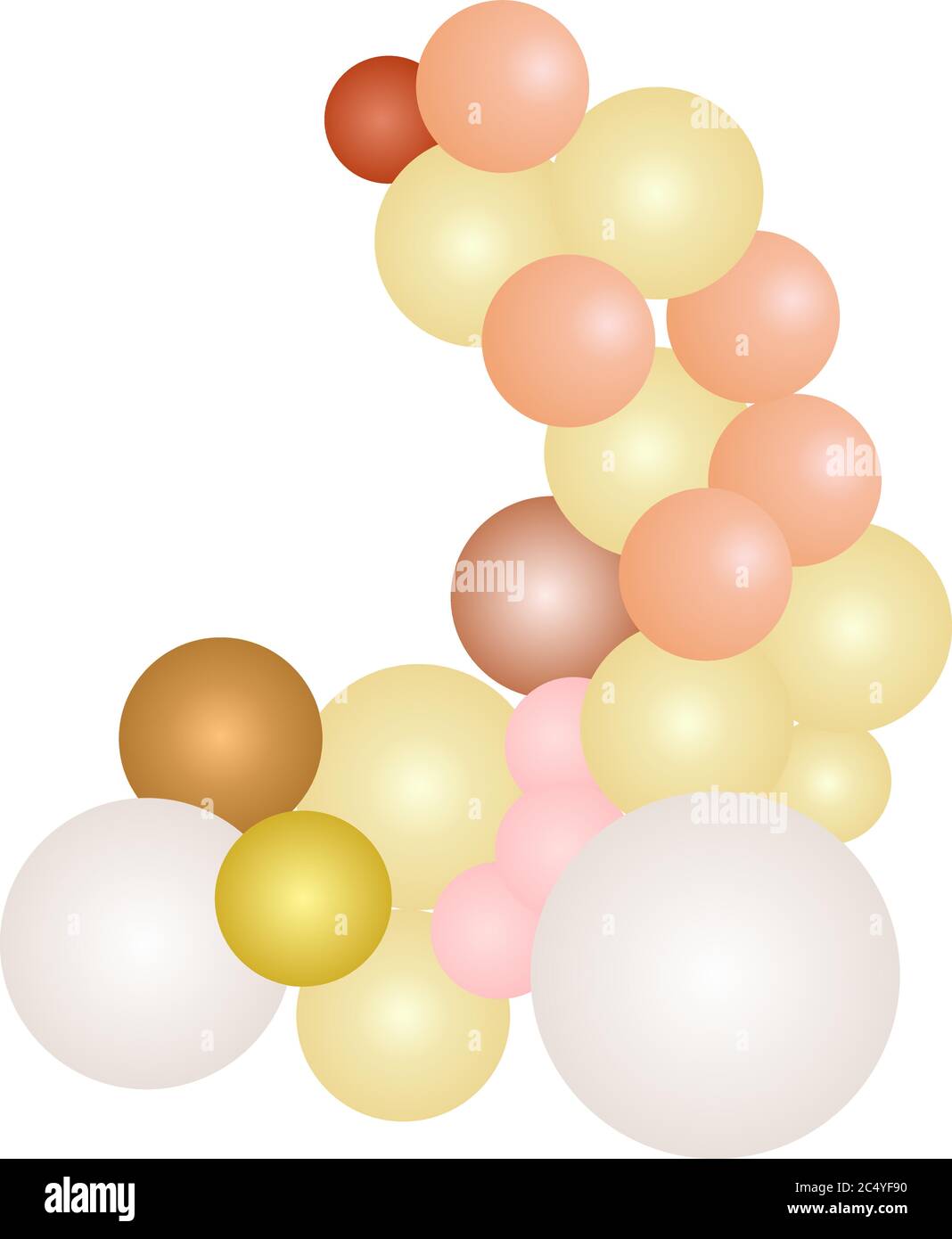 Luxury birthday balloons background Stock Vector Images - Alamy