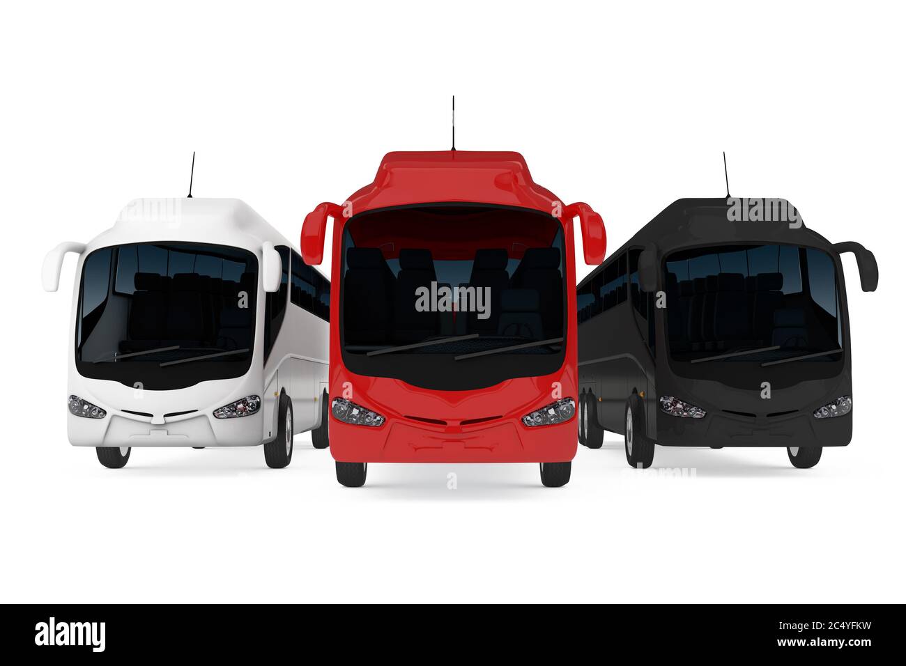 Big red buses Cut Out Stock Images & Pictures - Alamy