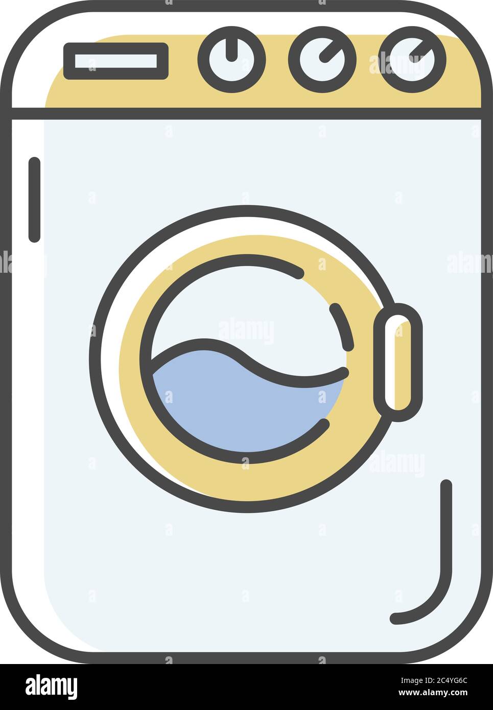 Laundromat RGB color icon Stock Vector Image & Art - Alamy