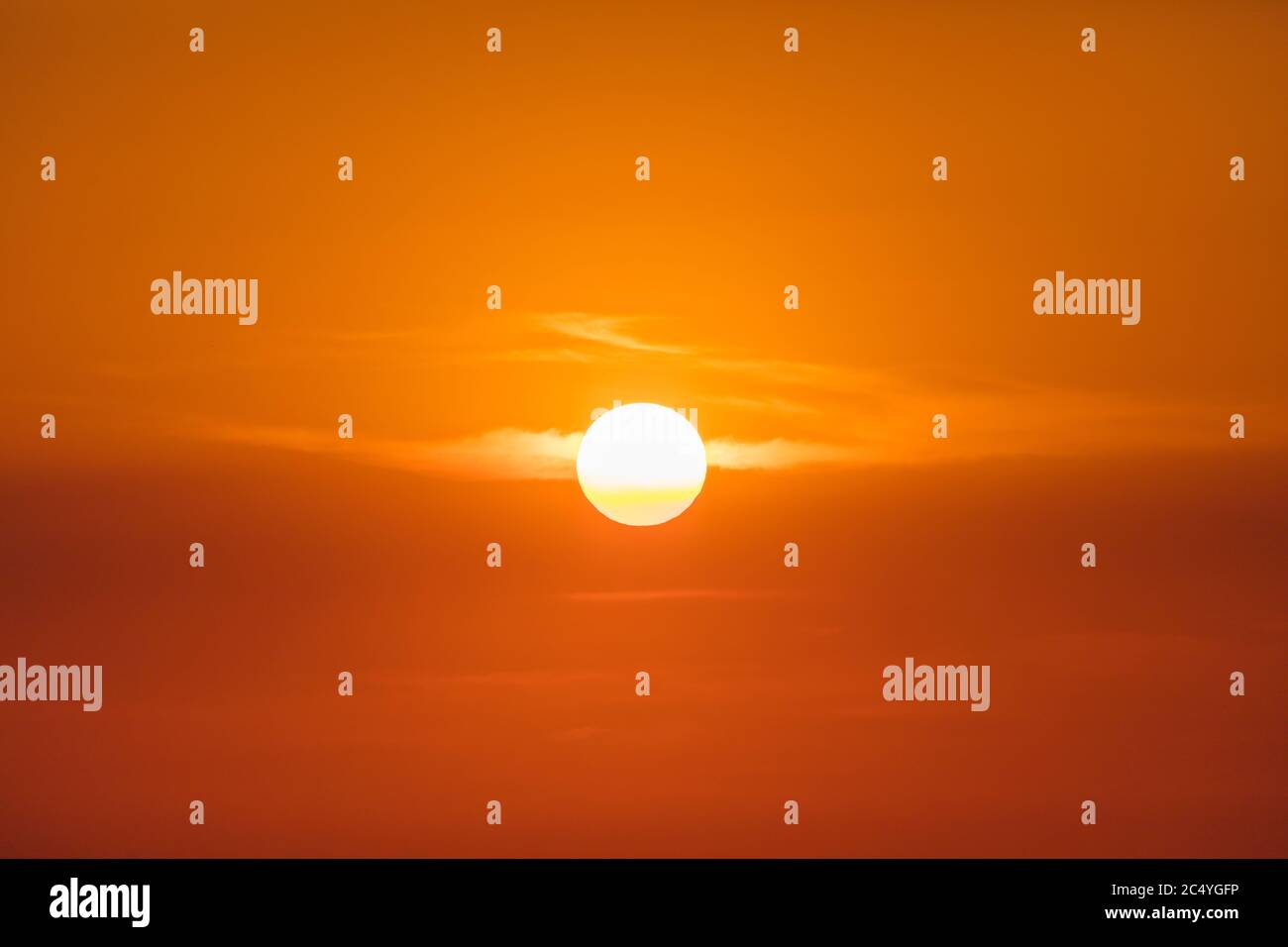 sunset, sun disk Stock Photo - Alamy
