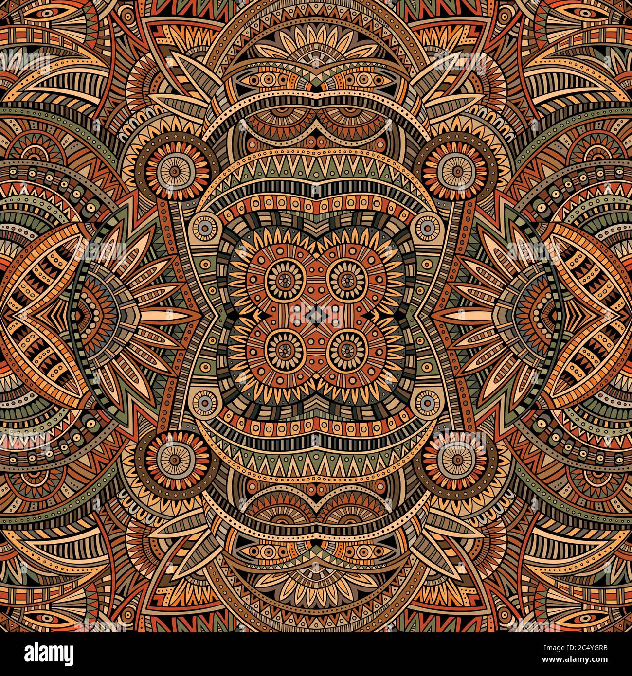Abstract Vector Tribal Ethnic Background Stock Vector Image And Art Alamy