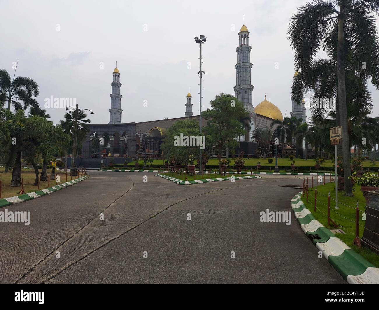 The Largest Mosque Masjid Kubah Emas at Depok, Ramadan Eid Concept ...