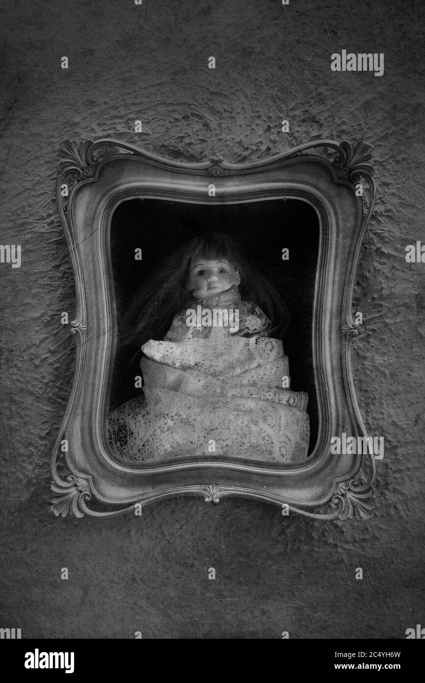 Female figure trapped Black and White Stock Photos & Images - Alamy