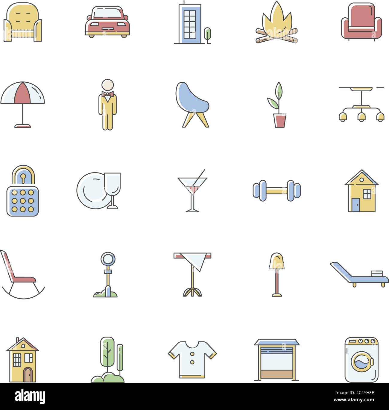 Amenities amenity Stock Vector Images - Alamy