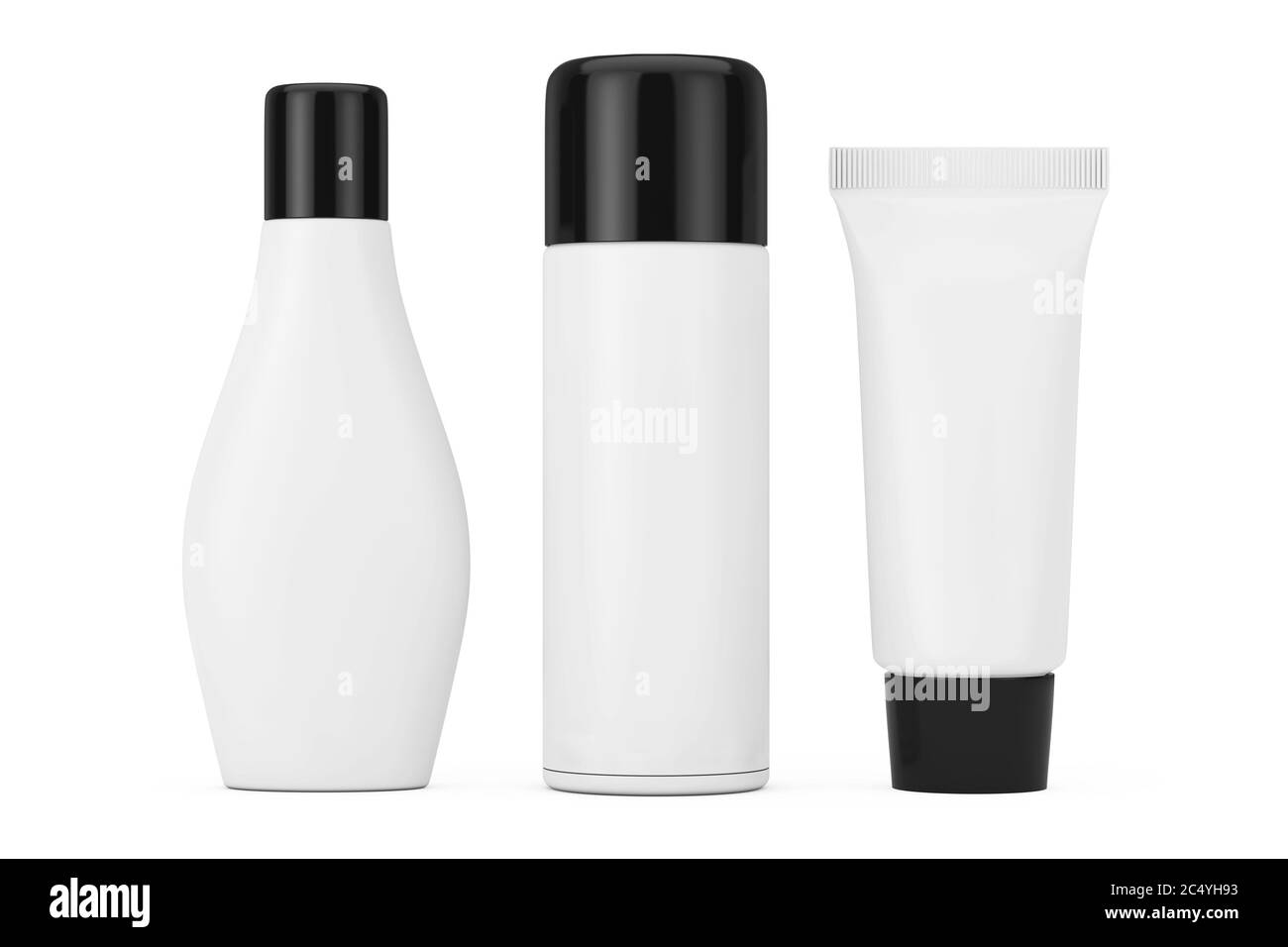 Set of Cosmetic Package Collection Products with Blank Space for Yours ...