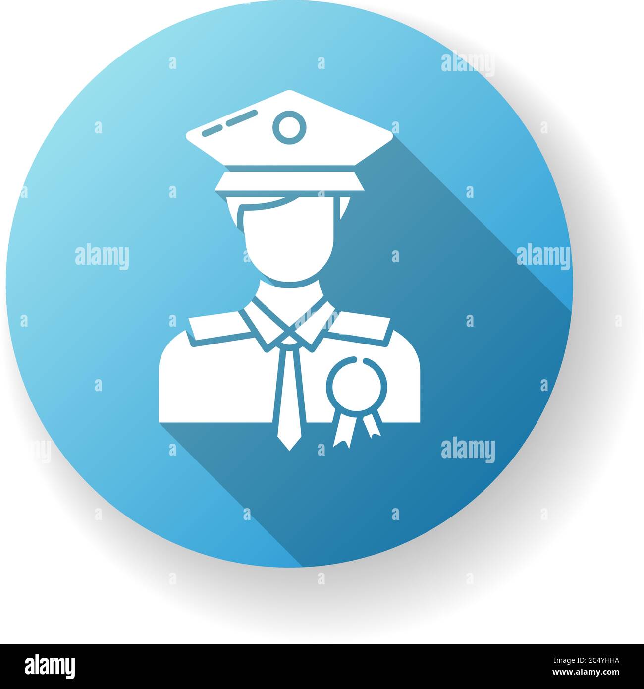 Woman Police Officer Illustration High Resolution Stock Photography and ...