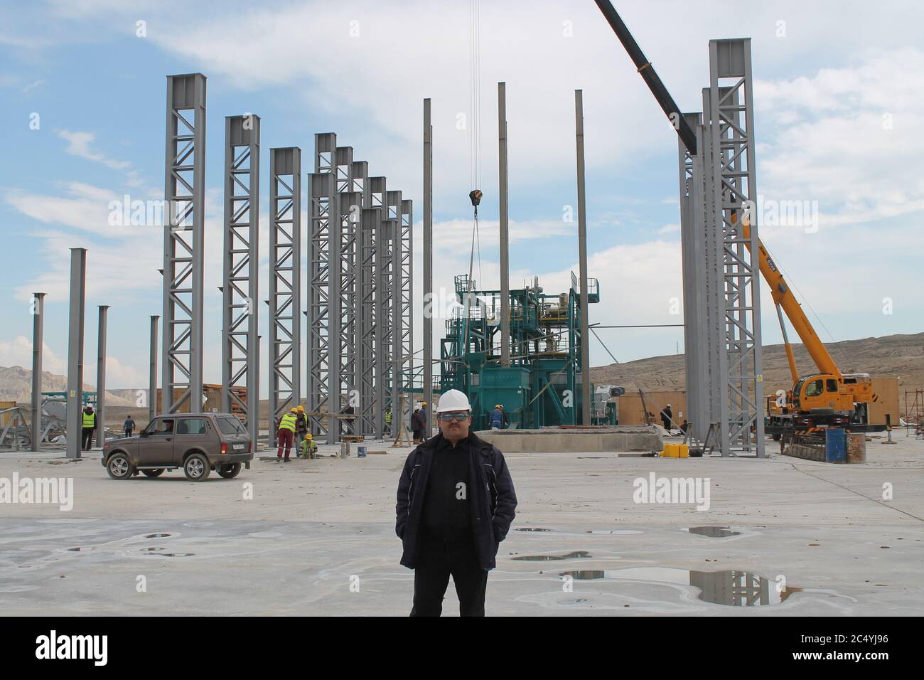 Oil pipes in a petrochemical plant during the production of oil and gas ...