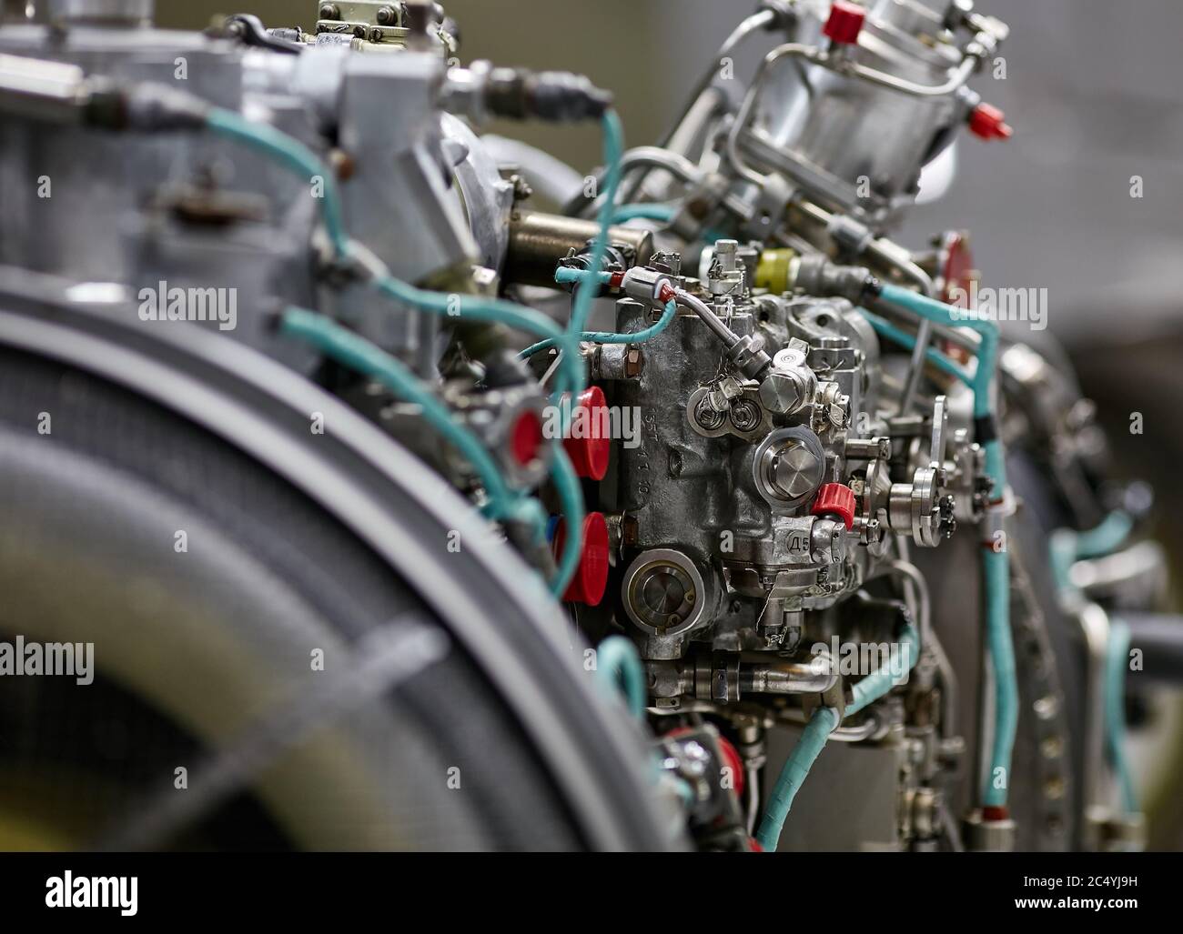 jet engine. airplane engine side view close up Stock Photo - Alamy