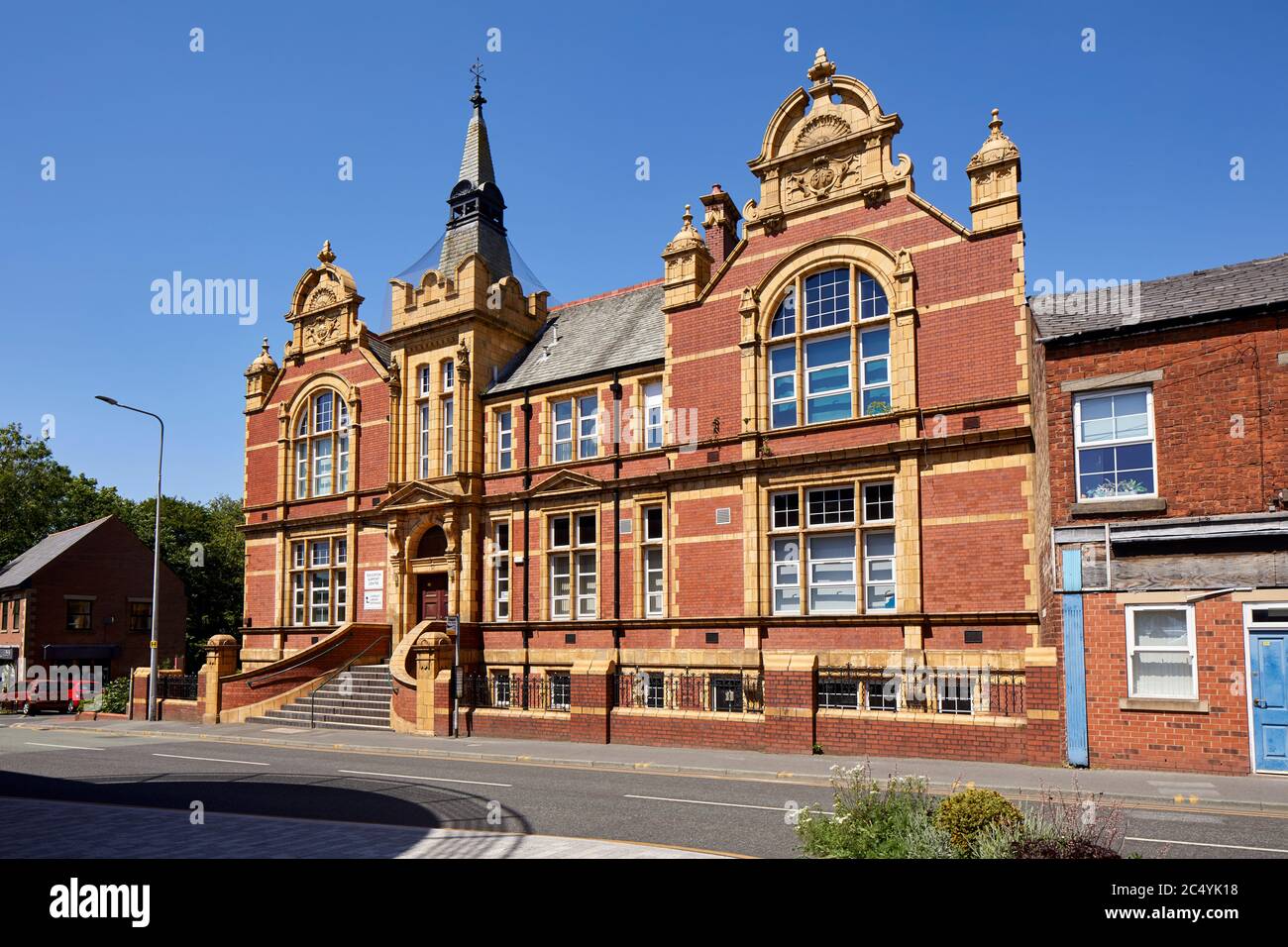 Chorley town centre in lancashire large victoria brick Chorley Central ...