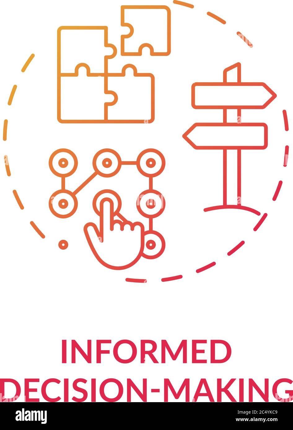 Informed decision making Stock Vector Images - Alamy