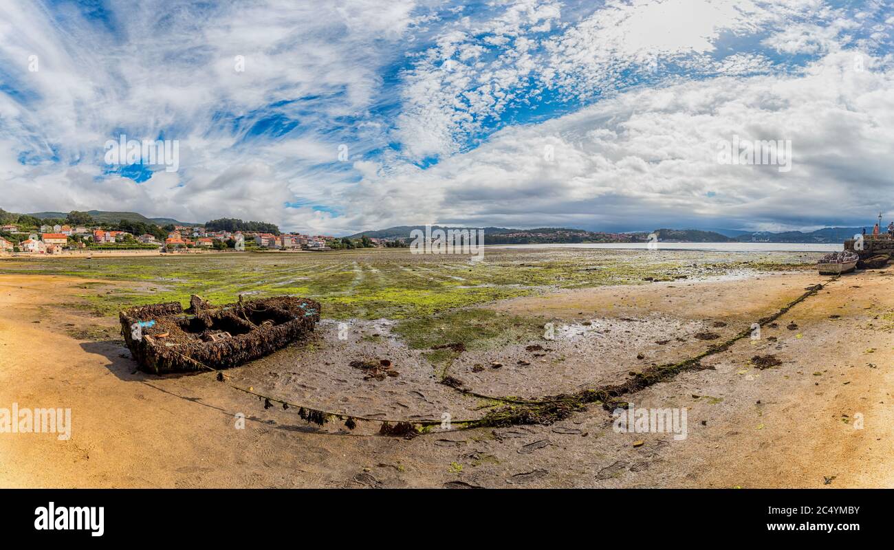 Fishing village of Combarro. Tourism in Galicia. The most beautiful ...
