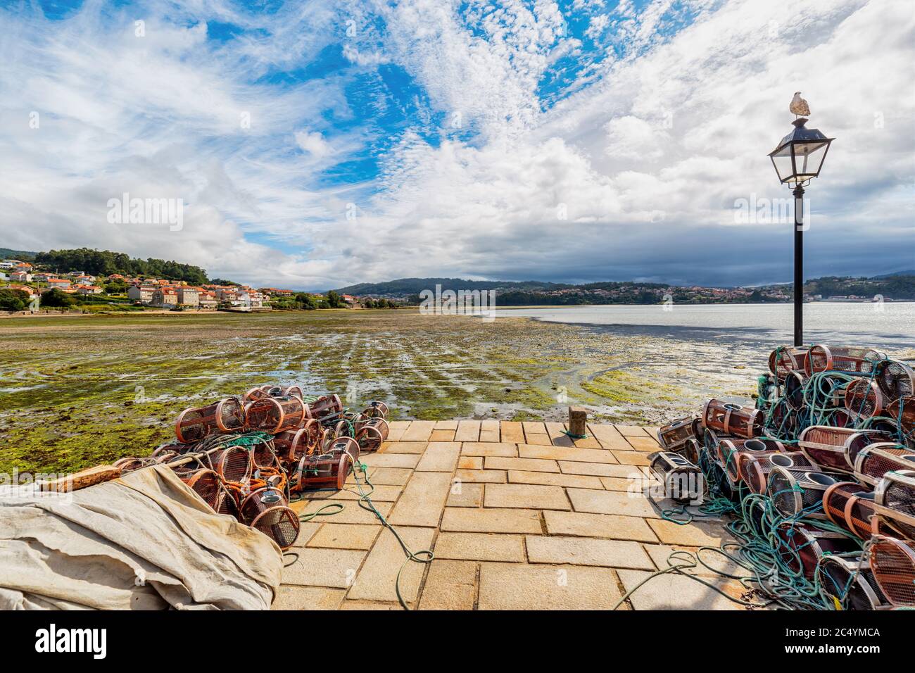 Fishing village of Combarro. Tourism in Galicia. The most beautiful ...