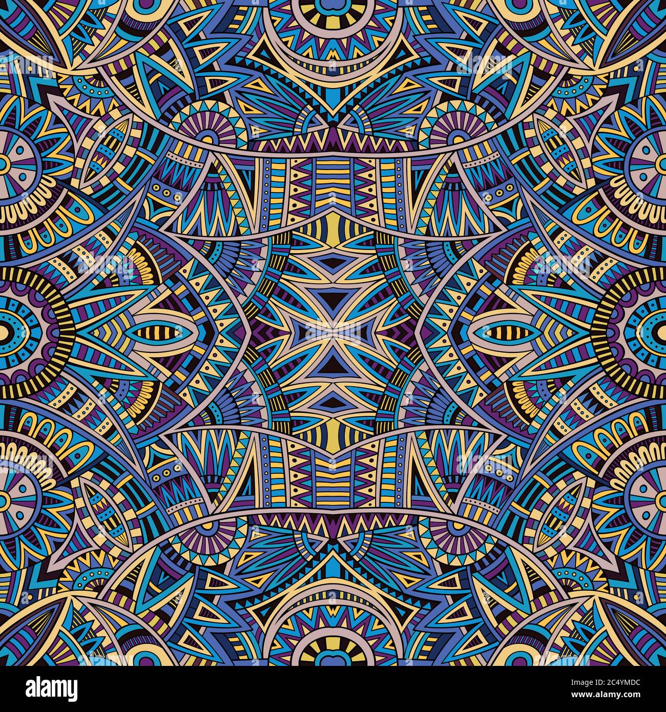 Abstract vector tribal ethnic background Stock Vector Image & Art - Alamy