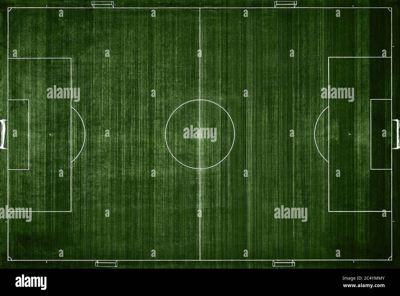 Top View Soccer Field Football High Resolution Stock Photography and ...