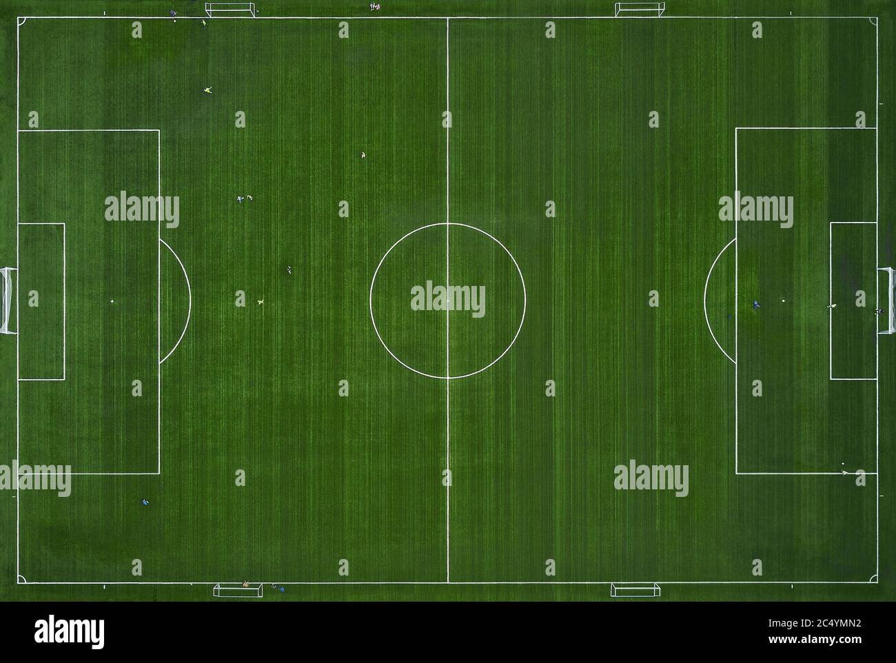 Top View Soccer Field Football High Resolution Stock Photography and ...
