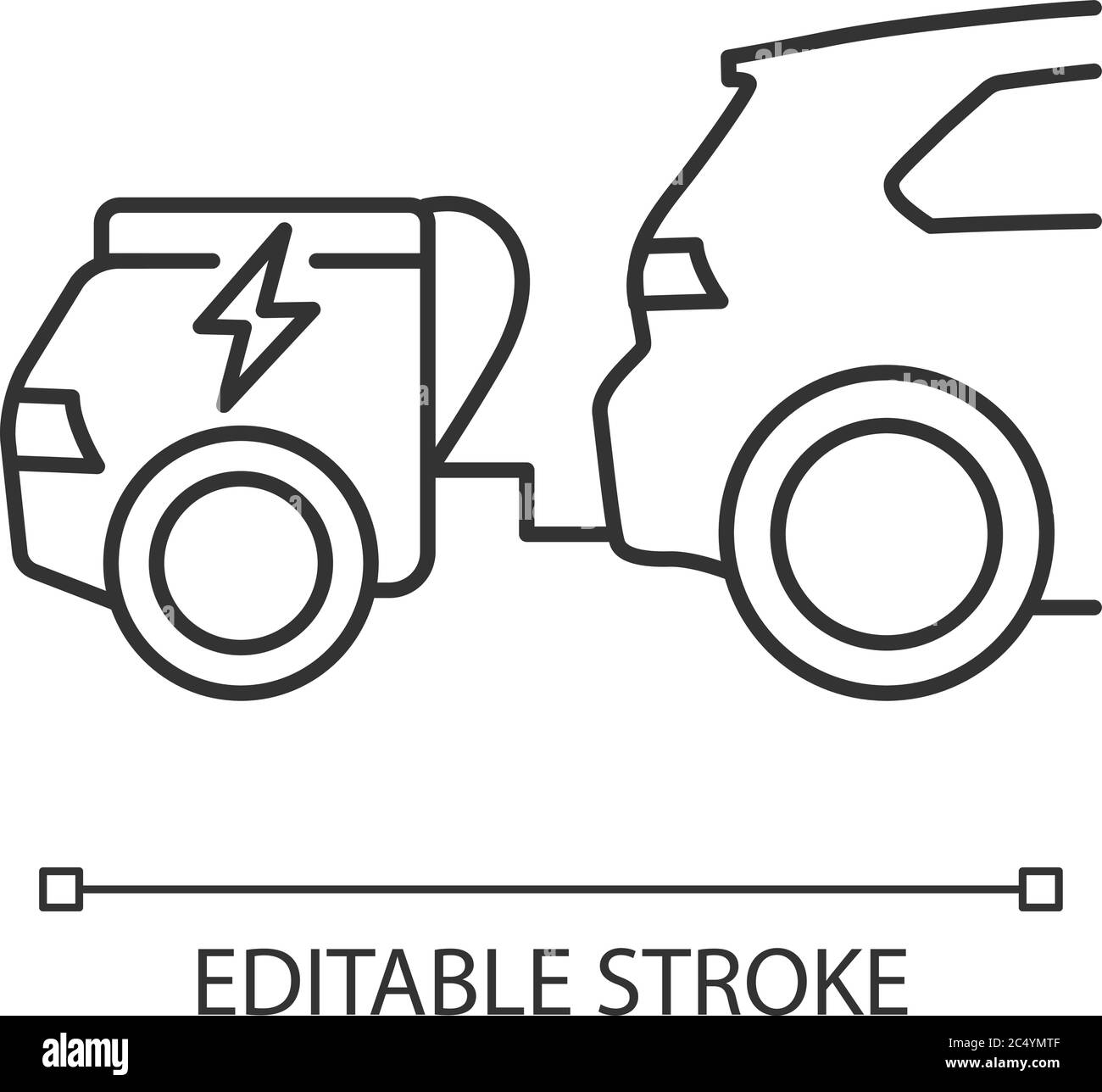 Auxiliary power generator Stock Vector Images - Alamy