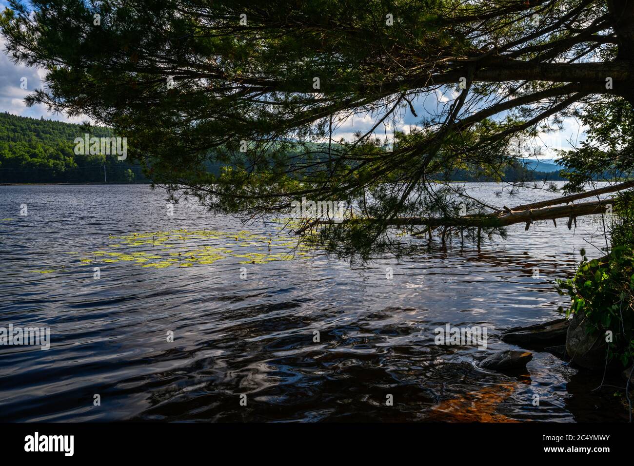 South Lake in Catskills Mountains, NY, USA Stock Photo - Alamy