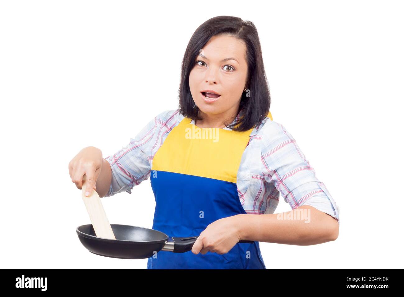 Woman pan frustration hi-res stock photography and images - Alamy