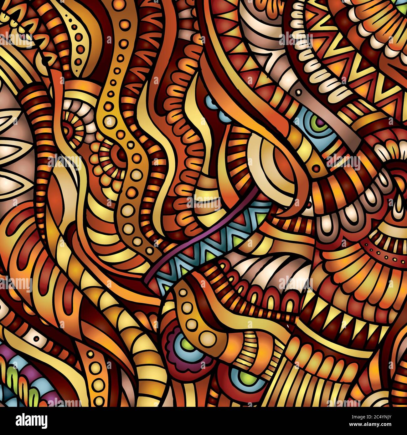 ethnic vector pattern Stock Vector Image & Art - Alamy