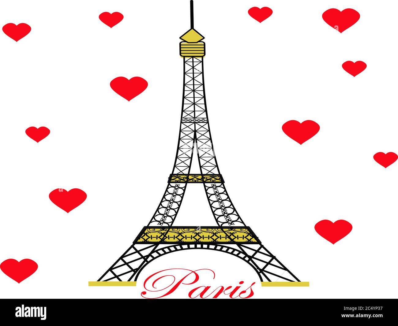 Landmark paris Stock Vector Images - Alamy