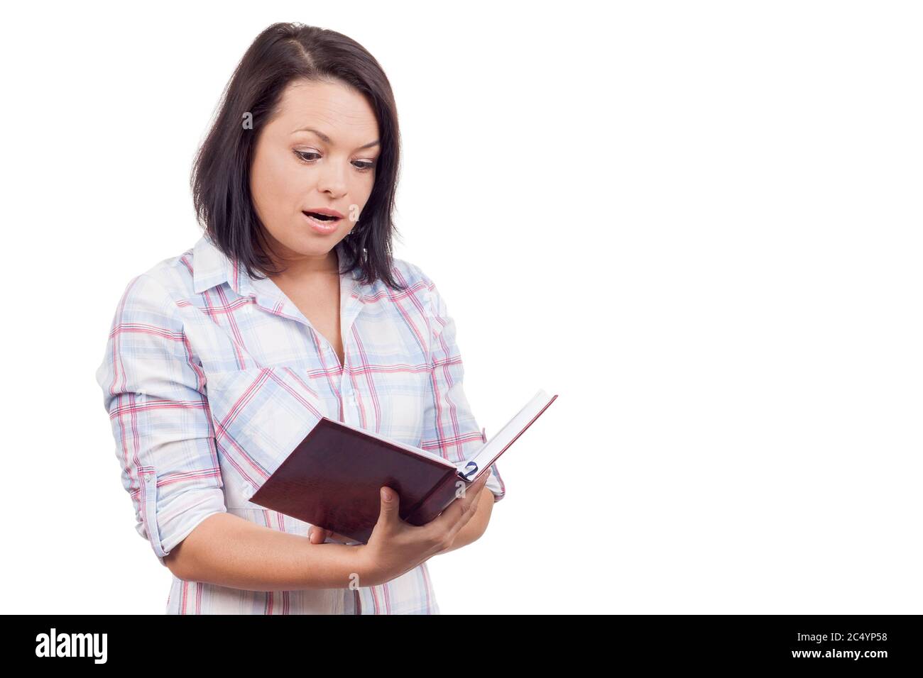 Shocked people reading a book Cut Out Stock Images & Pictures - Alamy