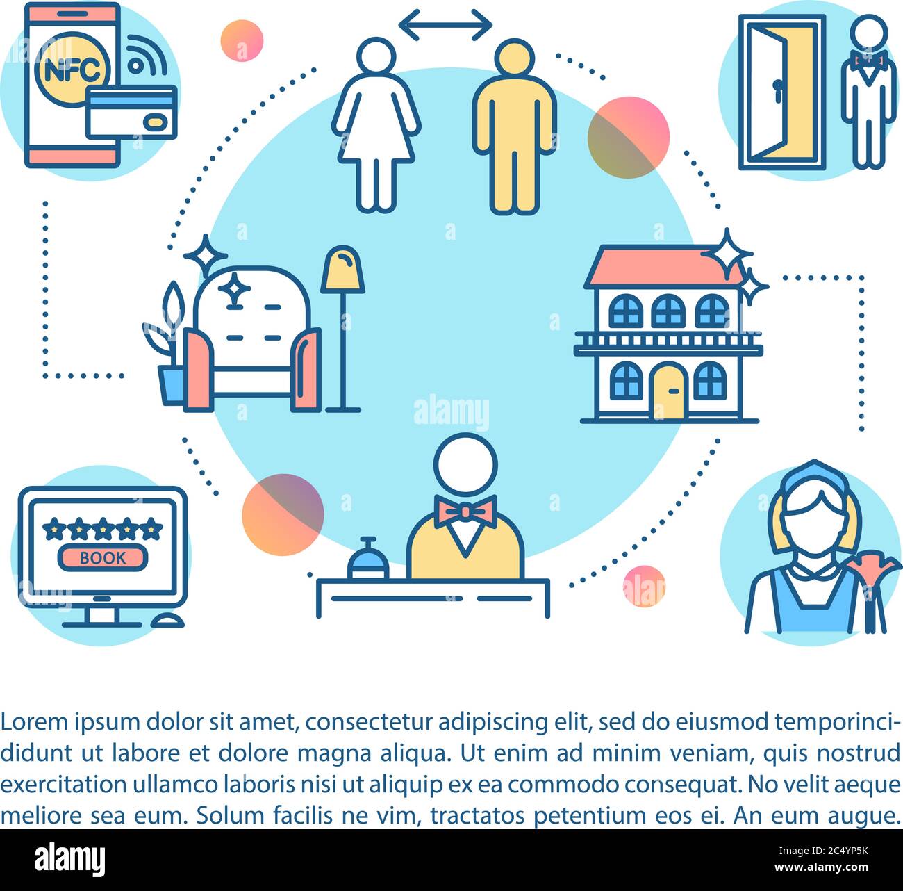 Covid safe hotel Stock Vector Images - Alamy