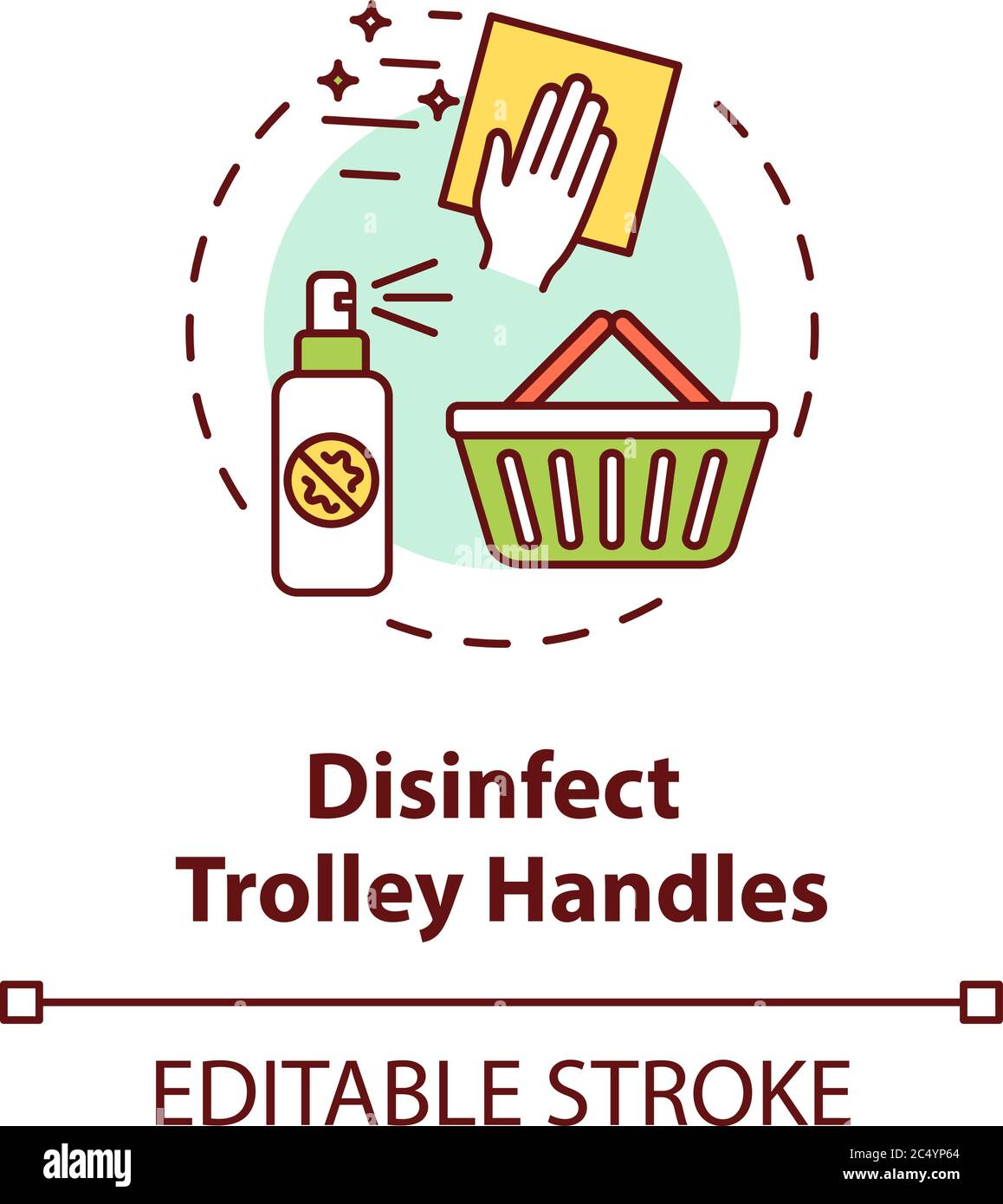 Shopping trolley handles Cut Out Stock Images & Pictures - Alamy