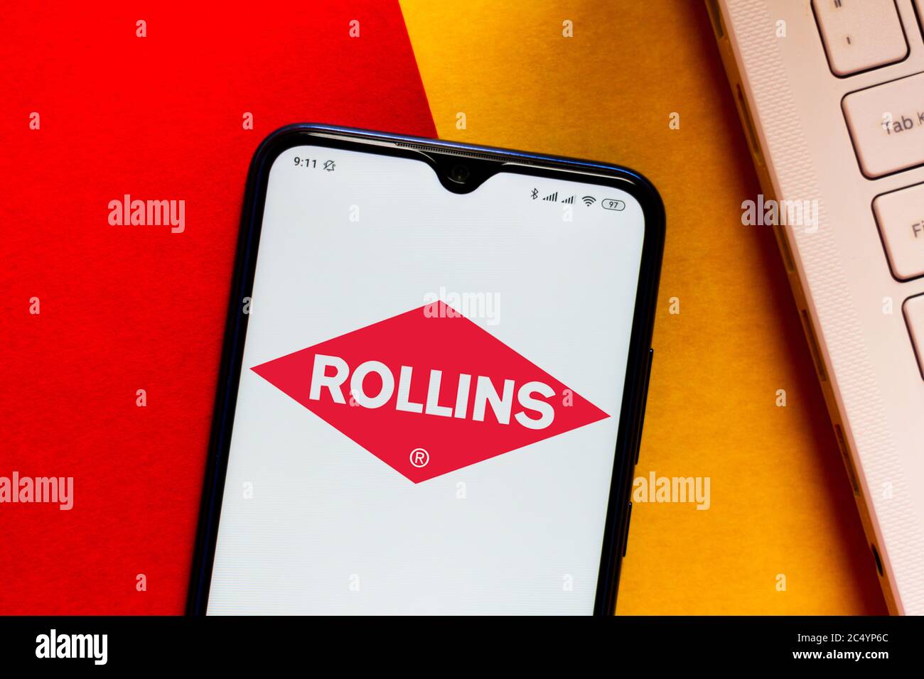 Rollins logo hi-res stock photography and images - Alamy