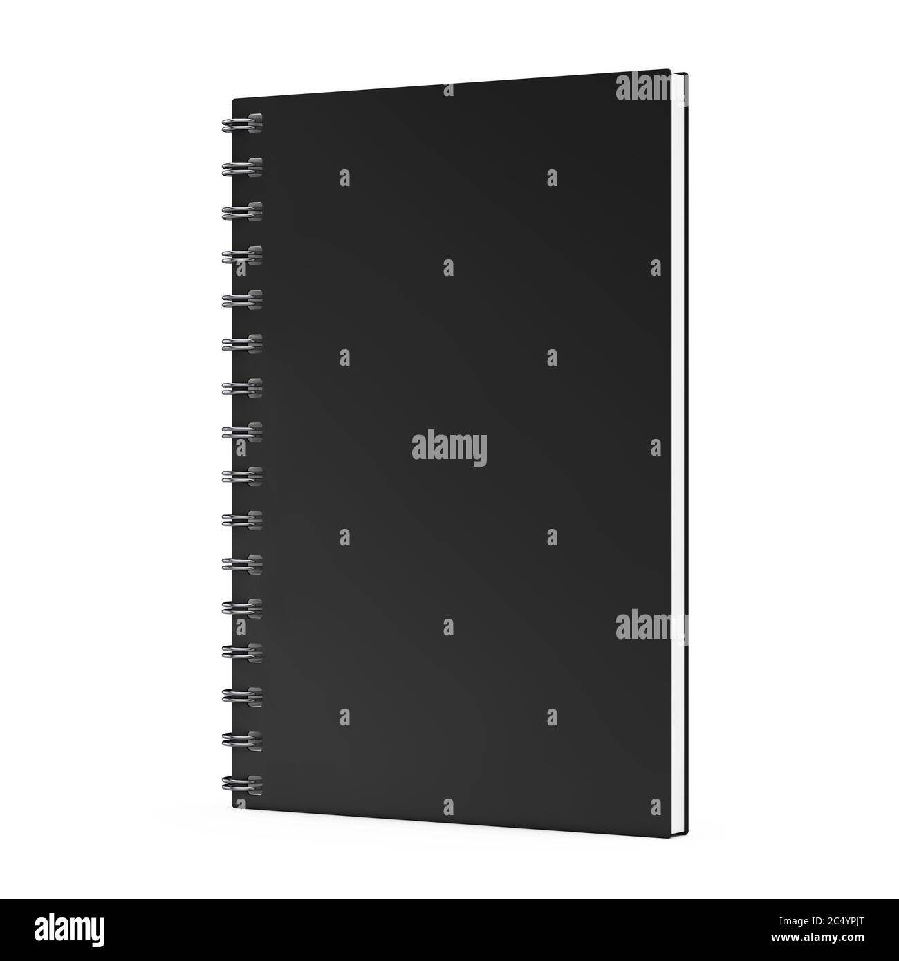 Advertising or Branding Template Blank Notebook Black Mockups on a ...