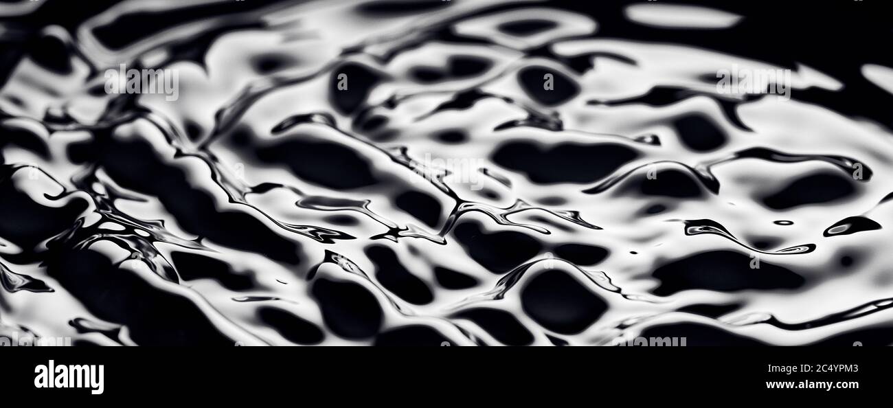 Movement of water - Abstract Black Background Liquid Texture. liquid ...