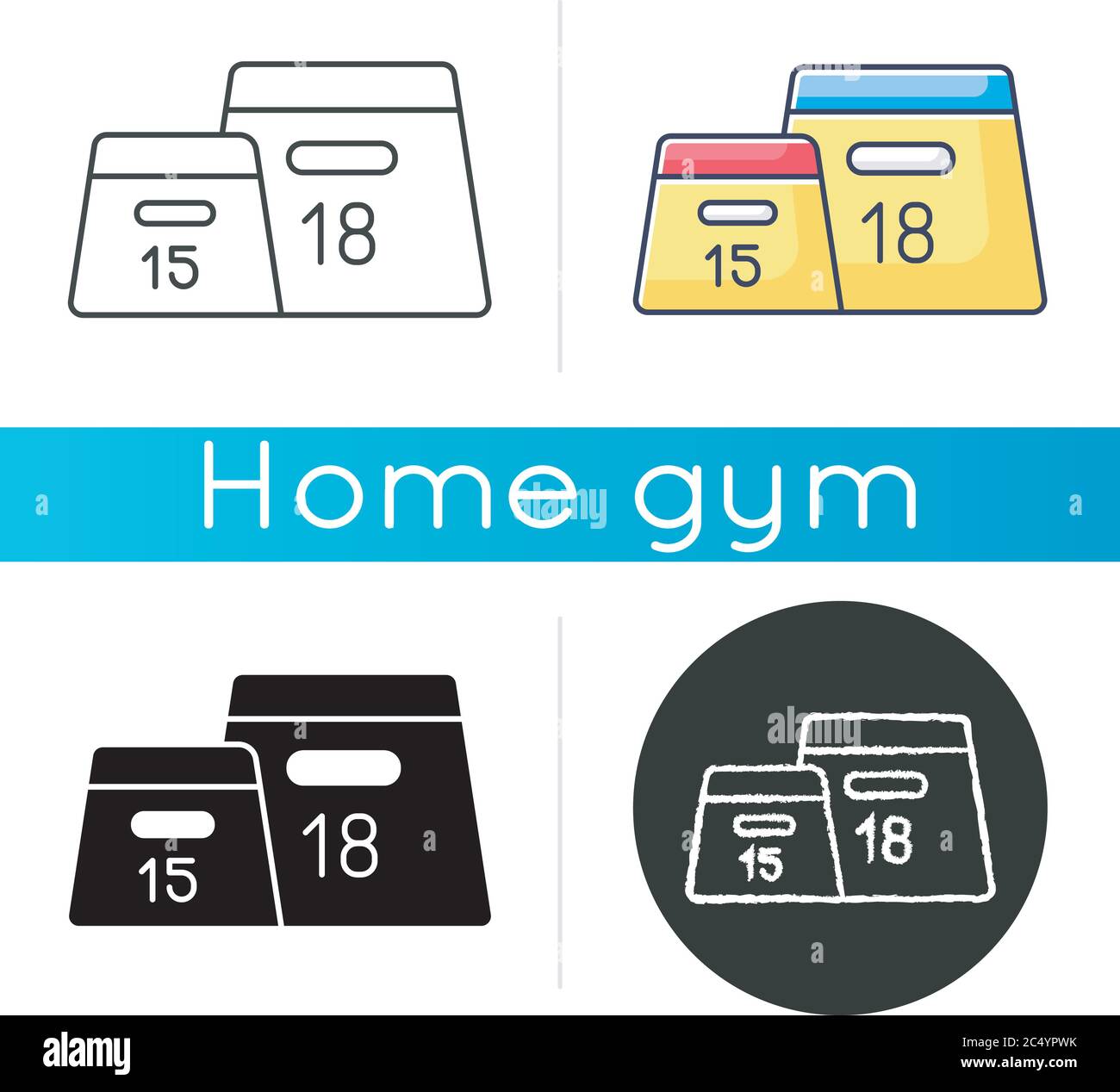 Plyometric box icon Stock Vector Image & Art - Alamy